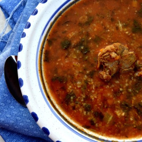 Chorba tunisienne au mouton - Chorba bel allouche | La Tunisienne