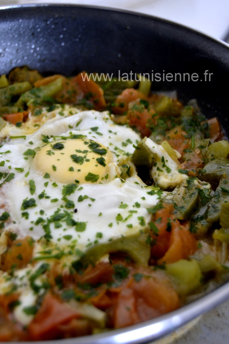 Chakchouka tunisienne minute | La Tunisienne